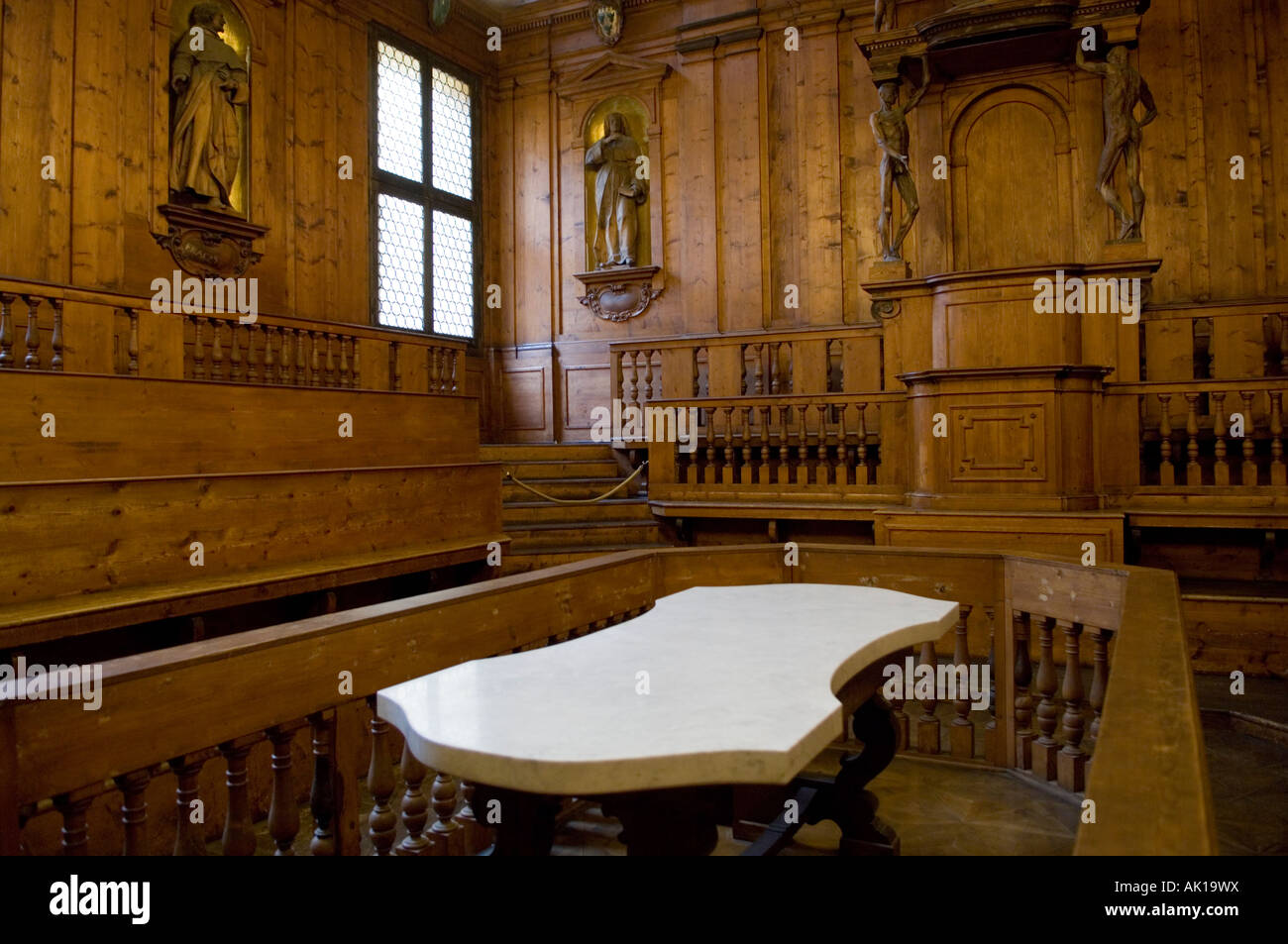 The Anatomical Theatre, University of Bologna, Italy Stock Photo - Alamy