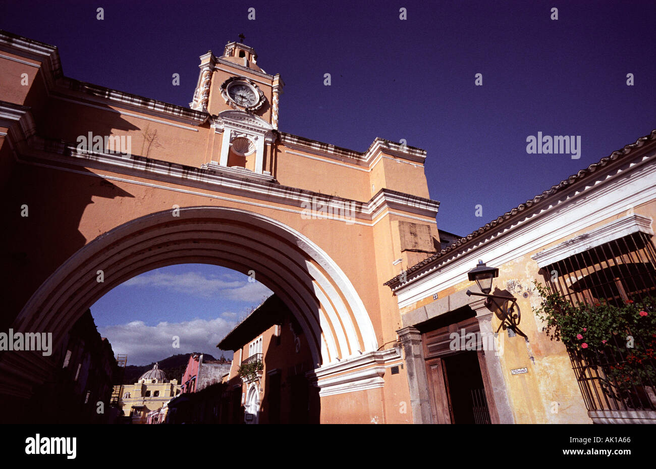 Arch of Santa Catalina in Antigua Guatemala a UNESCO World Heritage ...