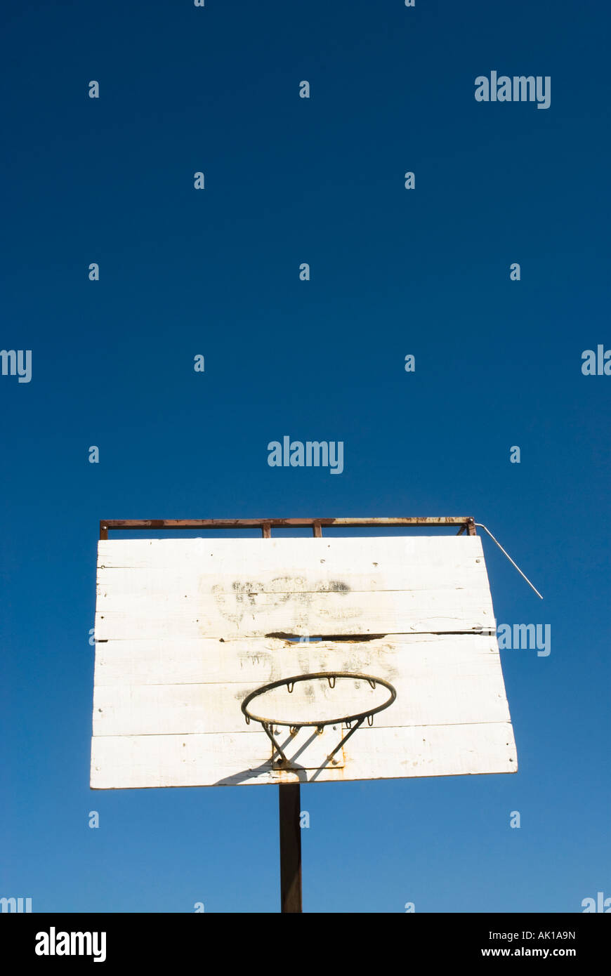 Broken basketball net, Montenegro Stock Photo - Alamy