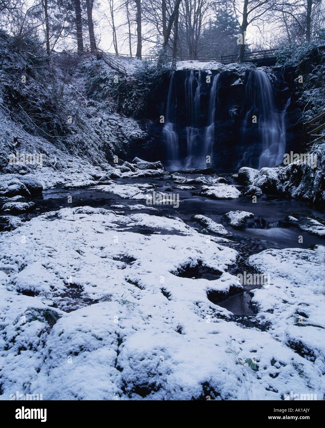 Glenoe waterfall hi-res stock photography and images - Alamy