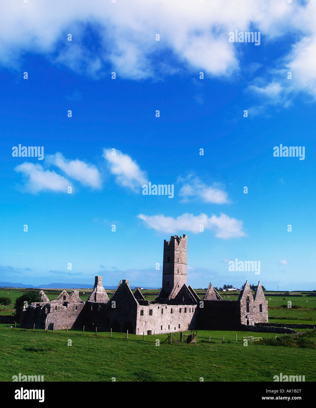 Moyne Abbey, County Mayo, Ireland Stock Photo - Alamy