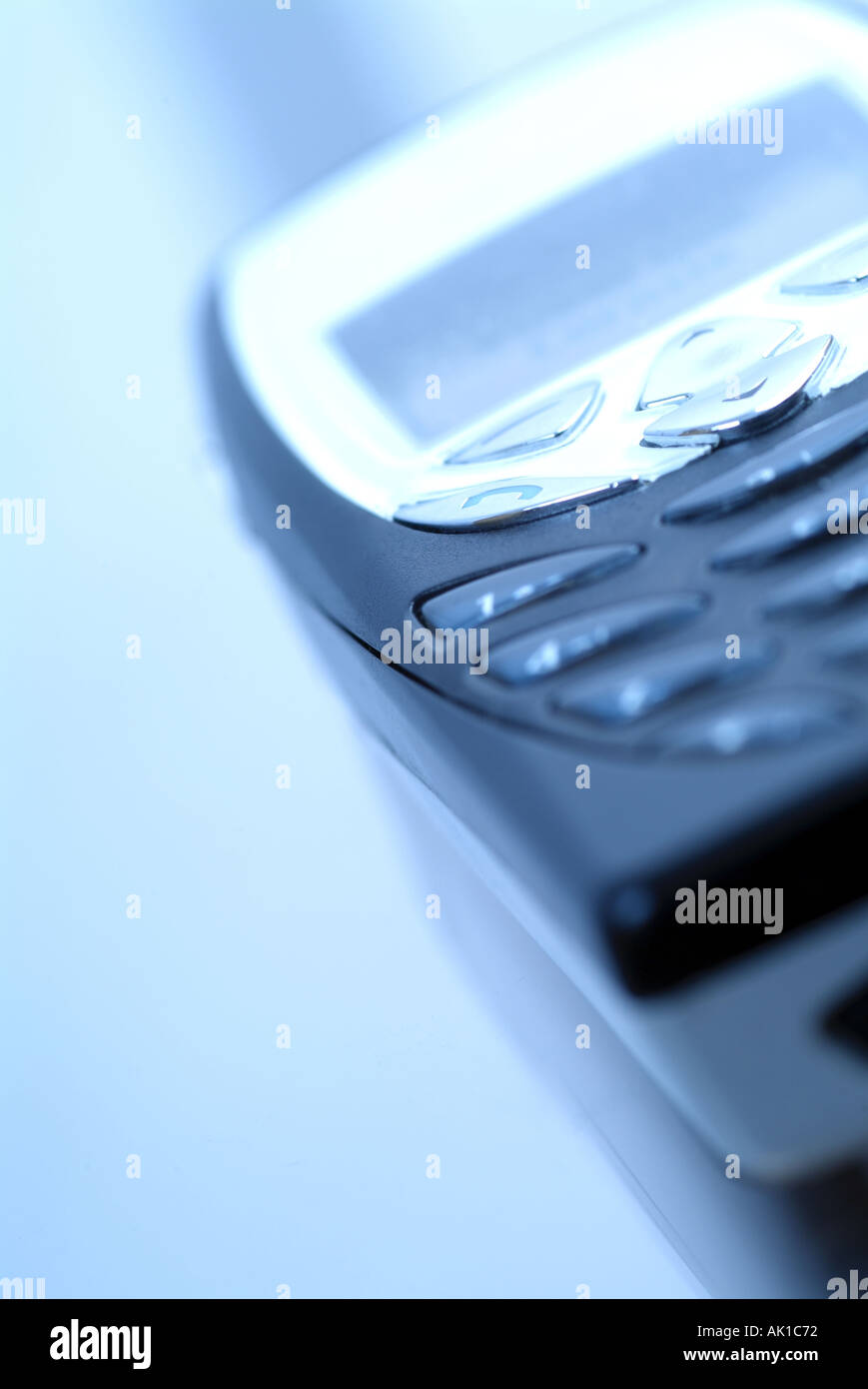 Mobile Phone blue Stock Photo - Alamy