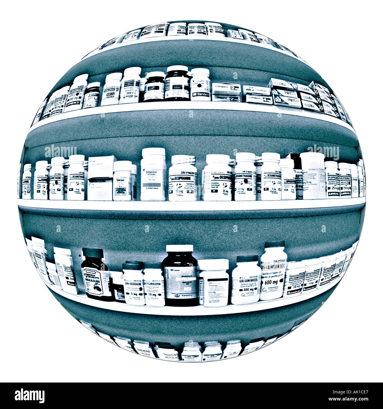 Bottles pills capsules drugs Cut Out Stock Images & Pictures - Alamy