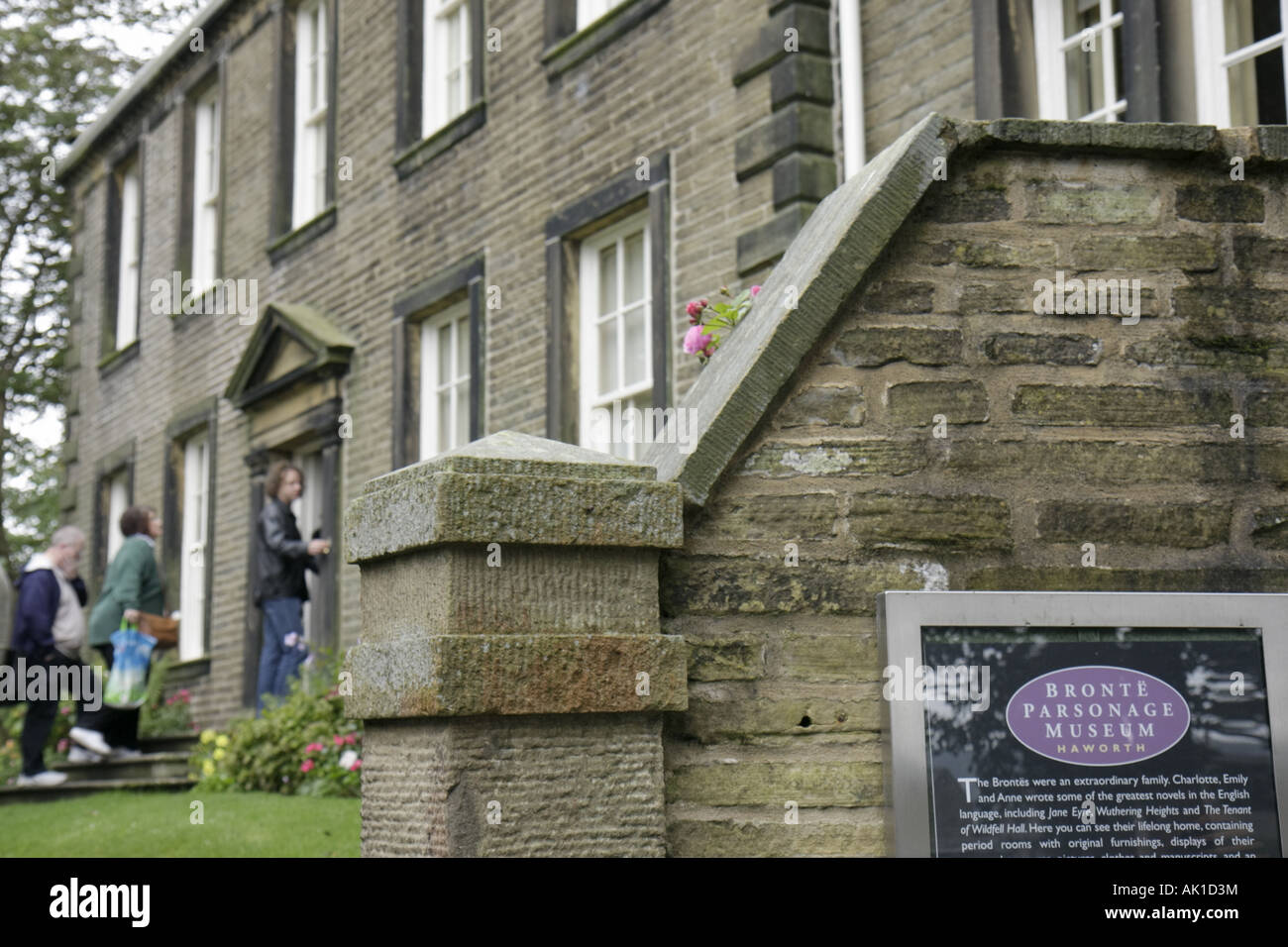 UK England North Yorkshire,Haworth,Church Street,Bronte Parsonage ...