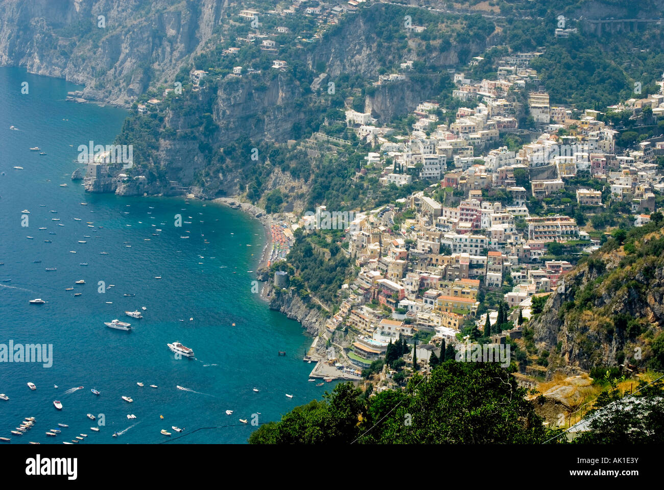 Positano Campania the Amalfi coast Italy Stock Photo - Alamy