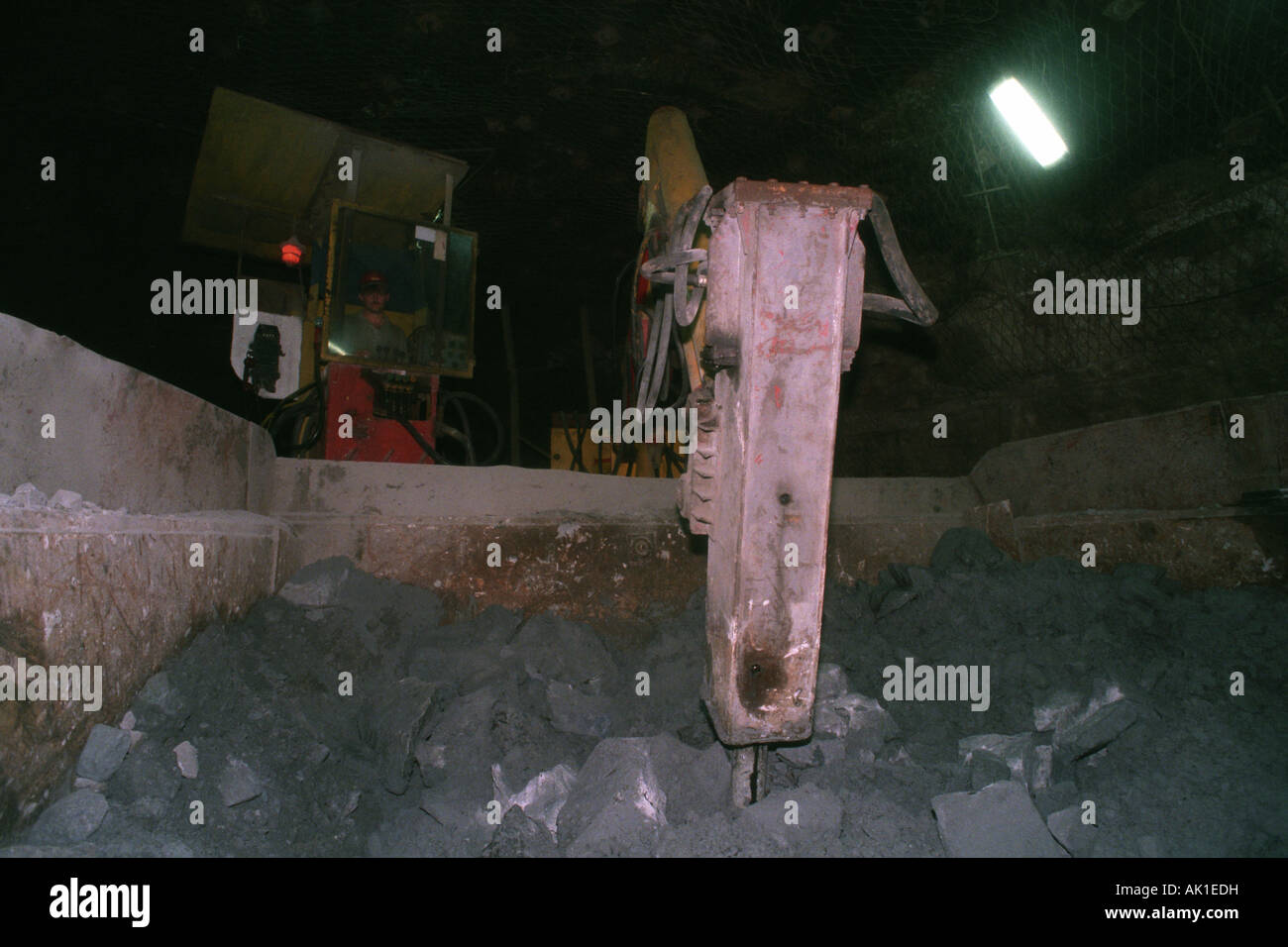 Copper extraction in the Rudna mine in Polkowice, Poland Stock Photo ...