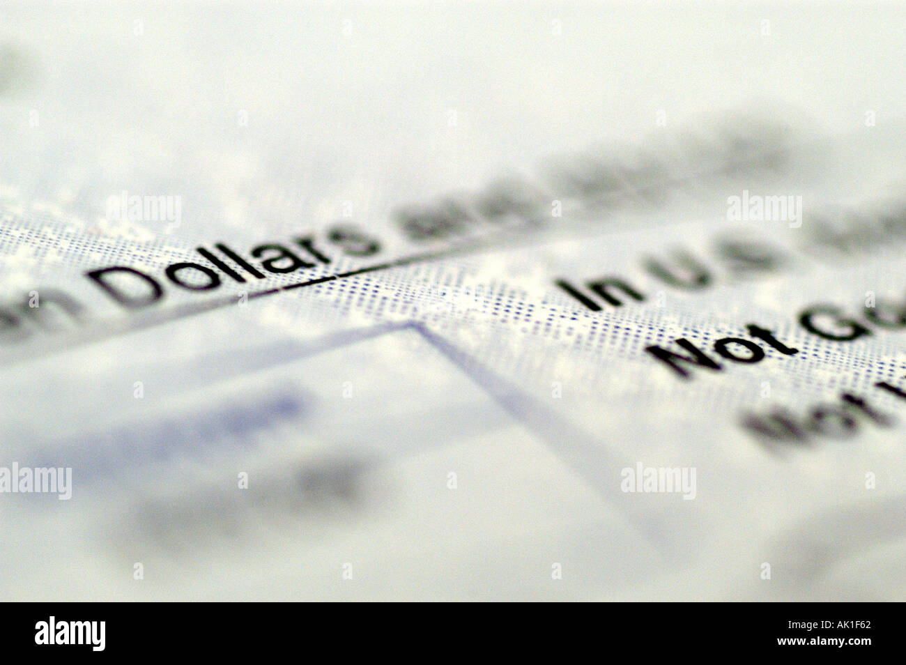 Account partial check cheque horizontal Stock Photo - Alamy