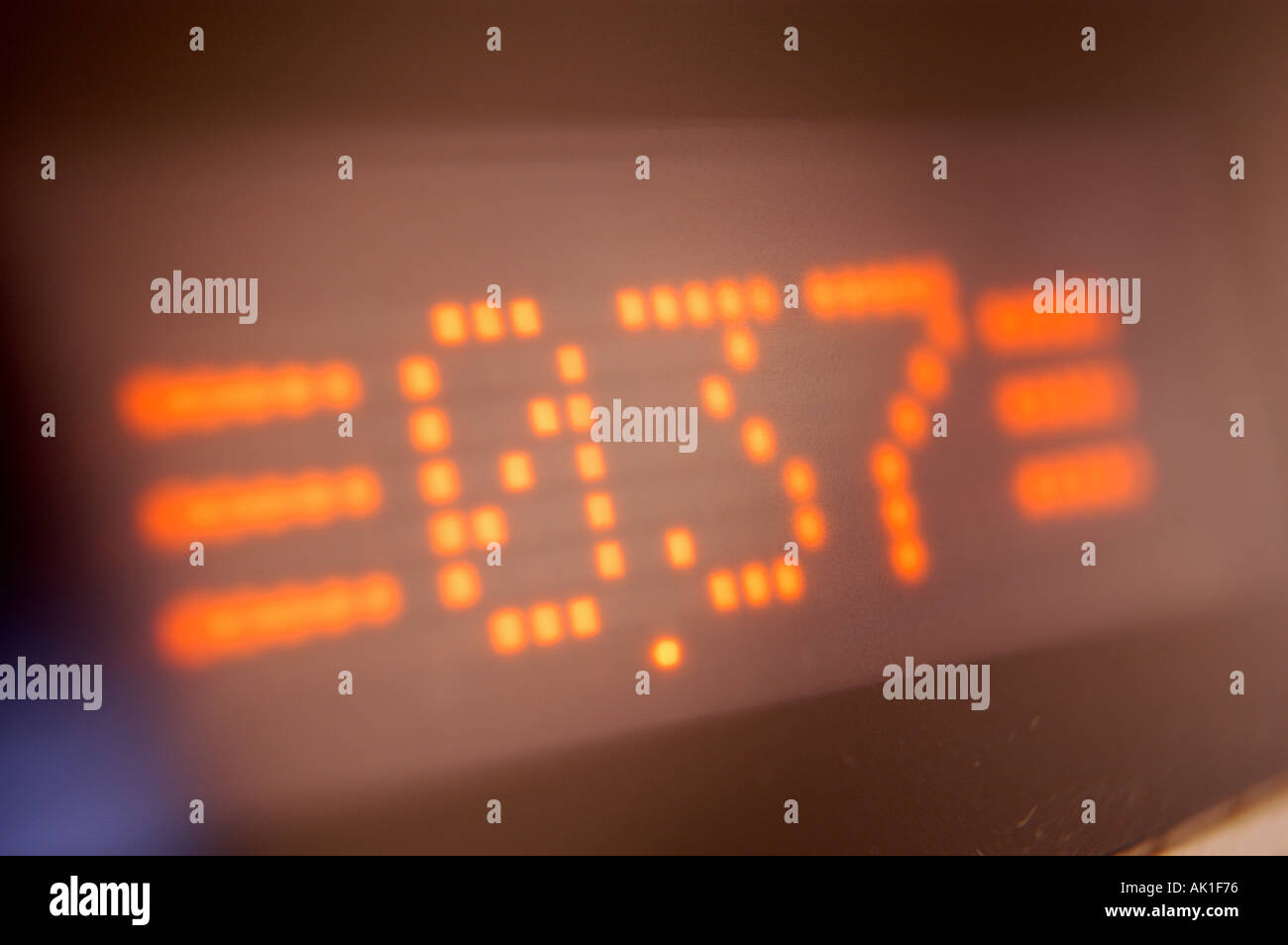 Decimal point money POS display orange sign horizontal Stock Photo - Alamy