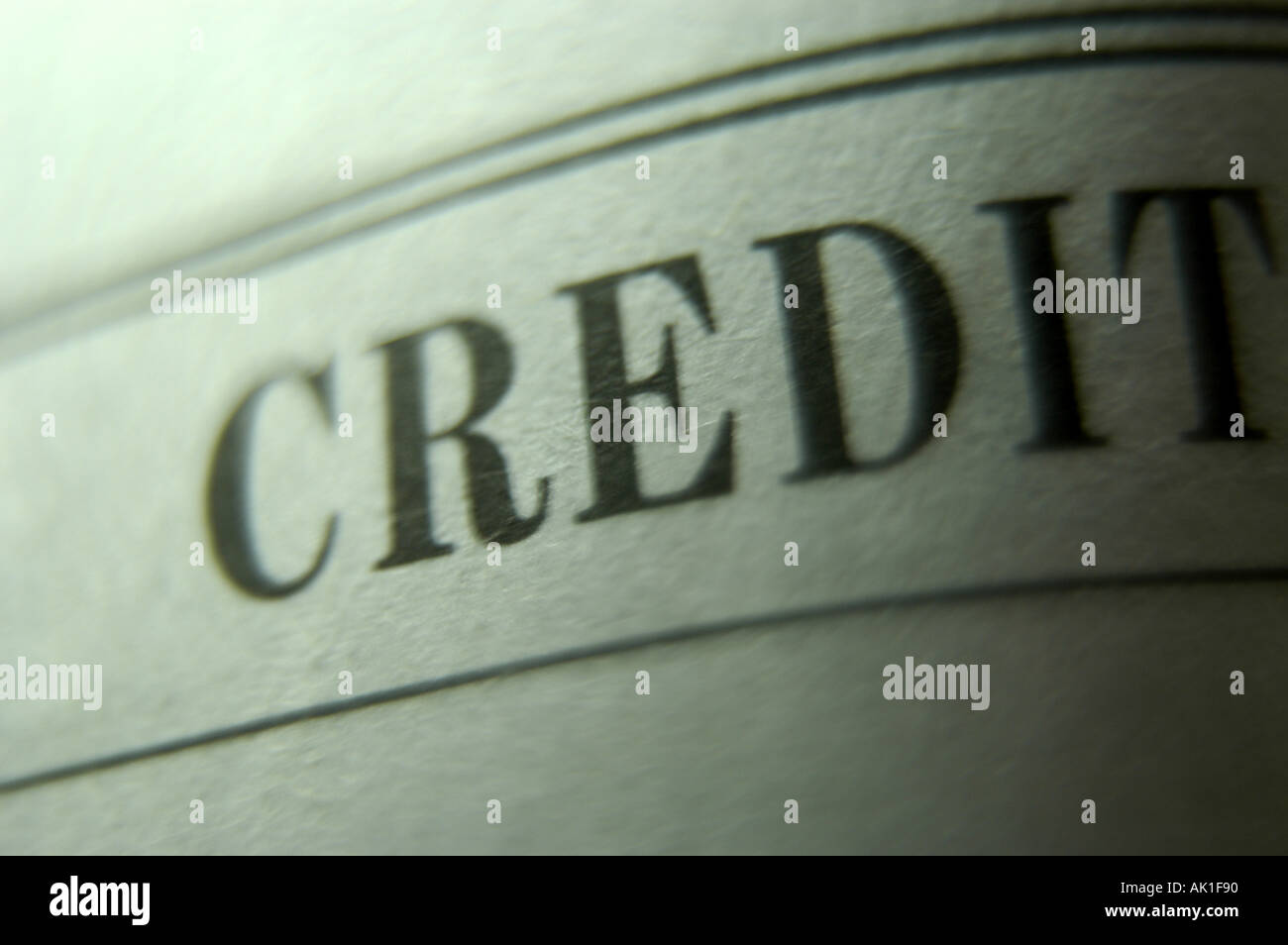 Credit curved caption all capitals horizontal Stock Photo - Alamy