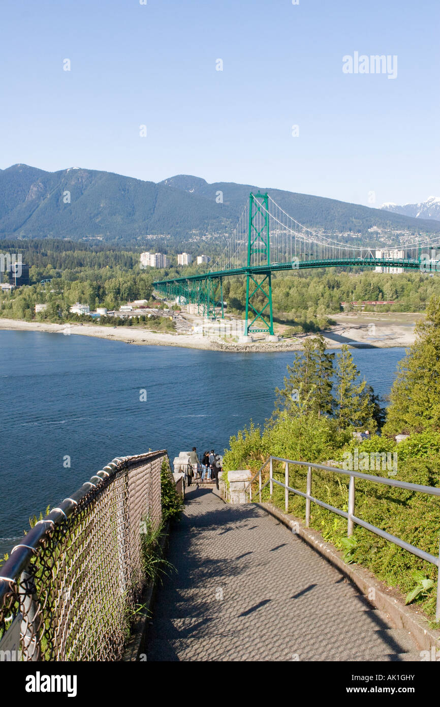 Lions Gate Bridge in Vancouver British Columbia Stock Photo - Alamy