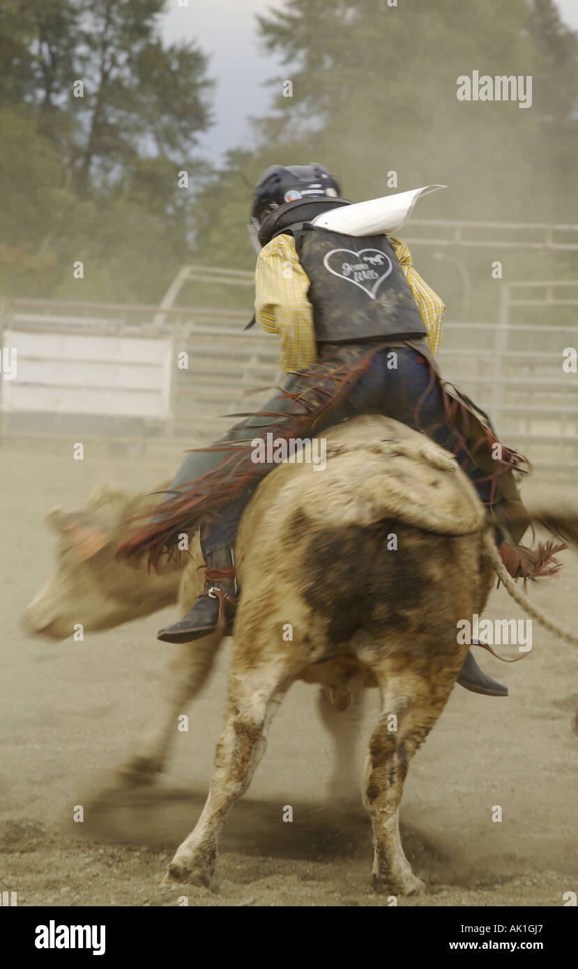 Boy riding bull hi-res stock photography and images - Alamy