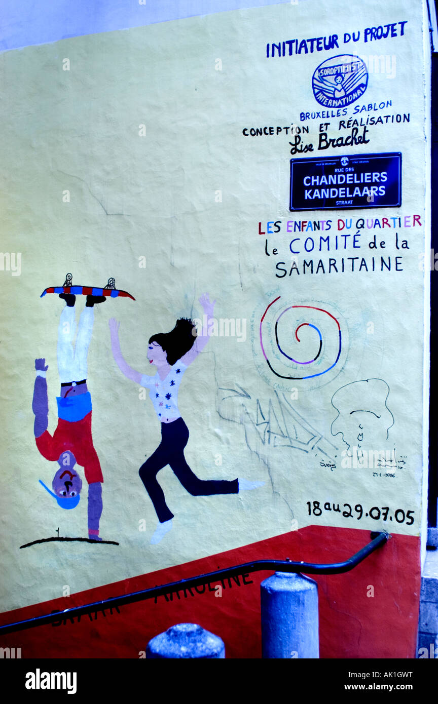 Brussels Bruxelles Place de grand sablon antiques market grote zavel ...