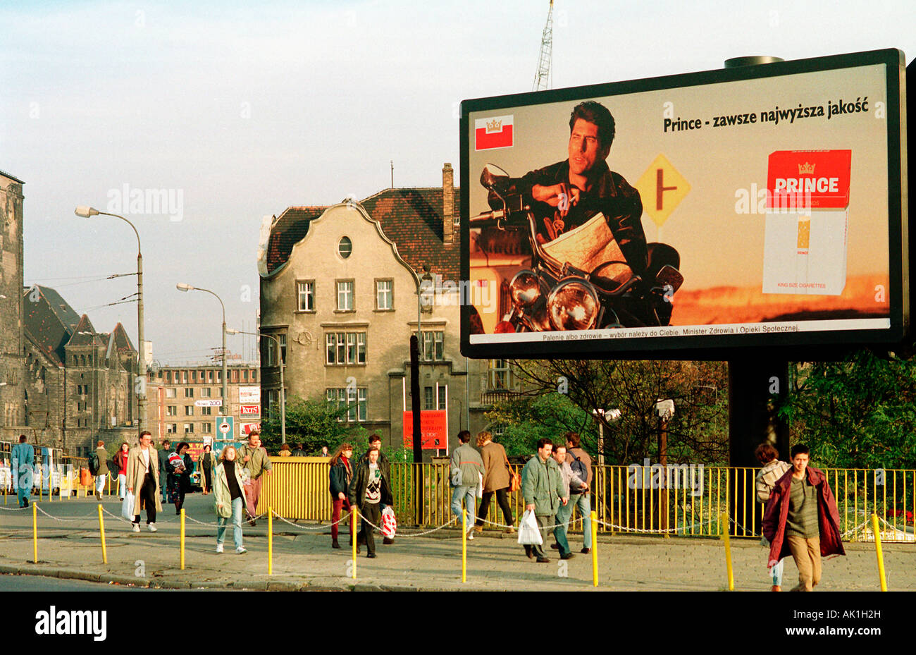 Street scene in the centre of Poznan, Poland Stock Photo - Alamy