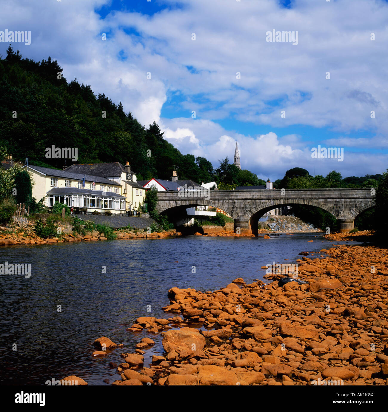 Bridge over the Avoca River, Avoca, Co Wicklow, Ireland Stock Photo - Alamy