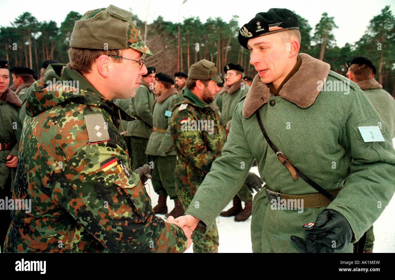 Field exercise of the Bundeswehr and the Polish Army, Zagan, Poland ...