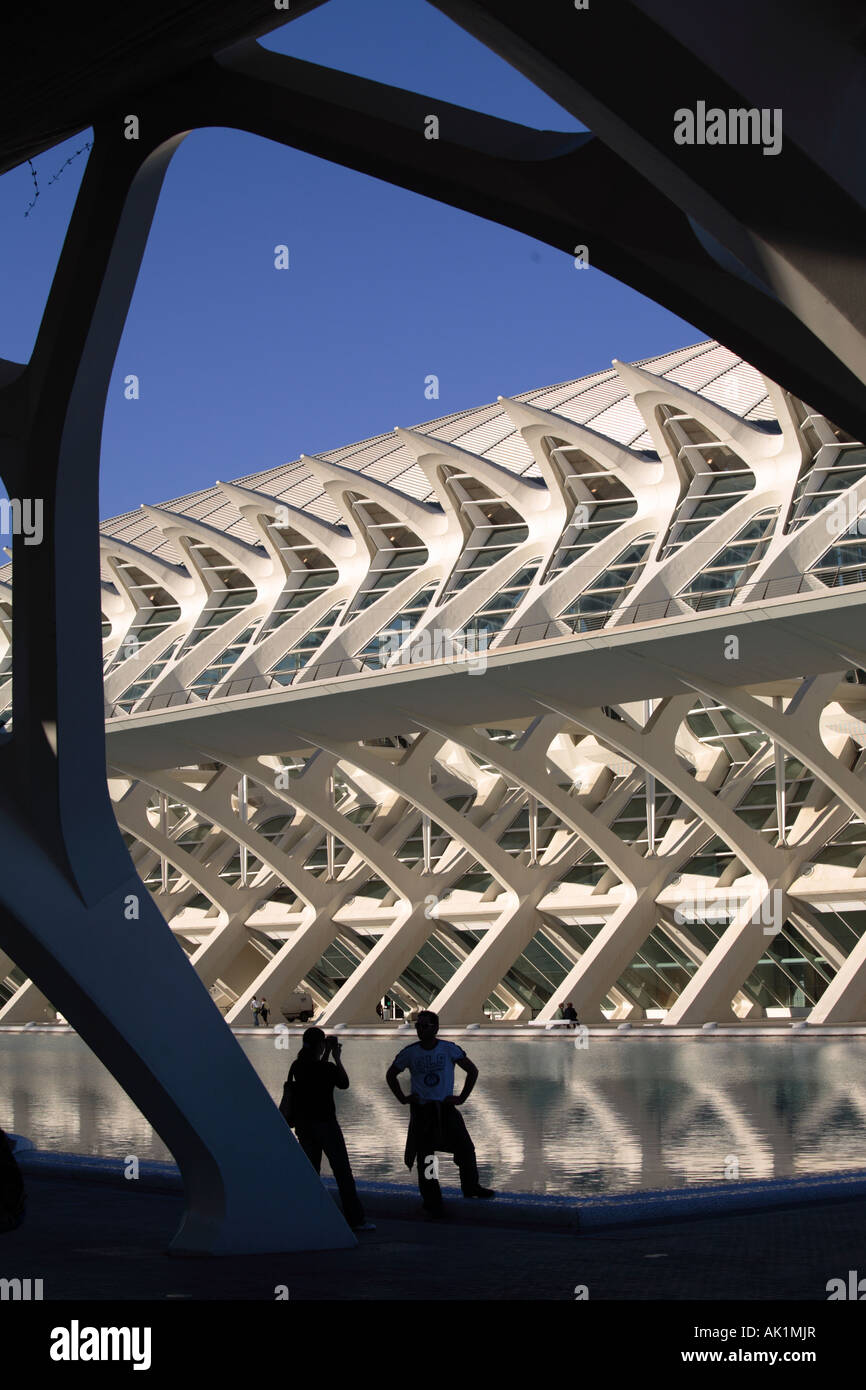 The Science Museum, City of Arts and Sciences, Valencia, Spain Stock ...