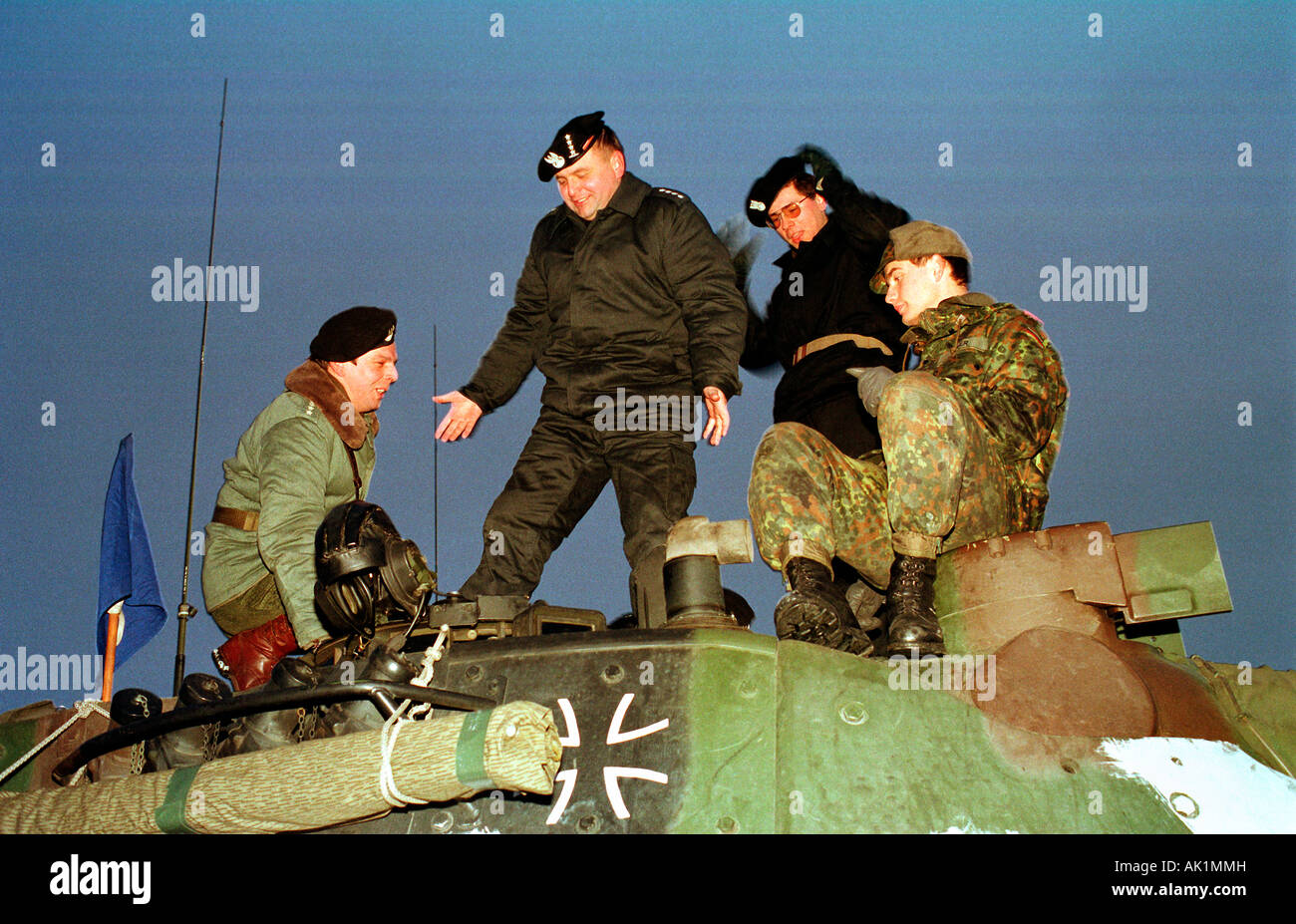 Field exercise of the Bundeswehr and the Polish Army, Zagan, Poland ...