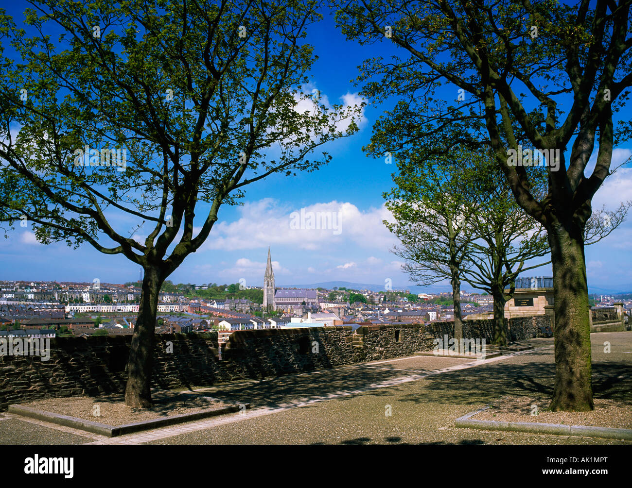 Derry, County Derry, Ireland, from Grand Parade Stock Photo - Alamy
