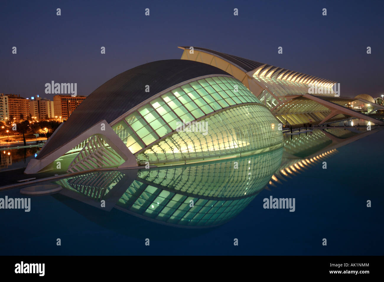 The Hemisferic, City of Arts and Sciences, Valencia, Spain Stock Photo ...