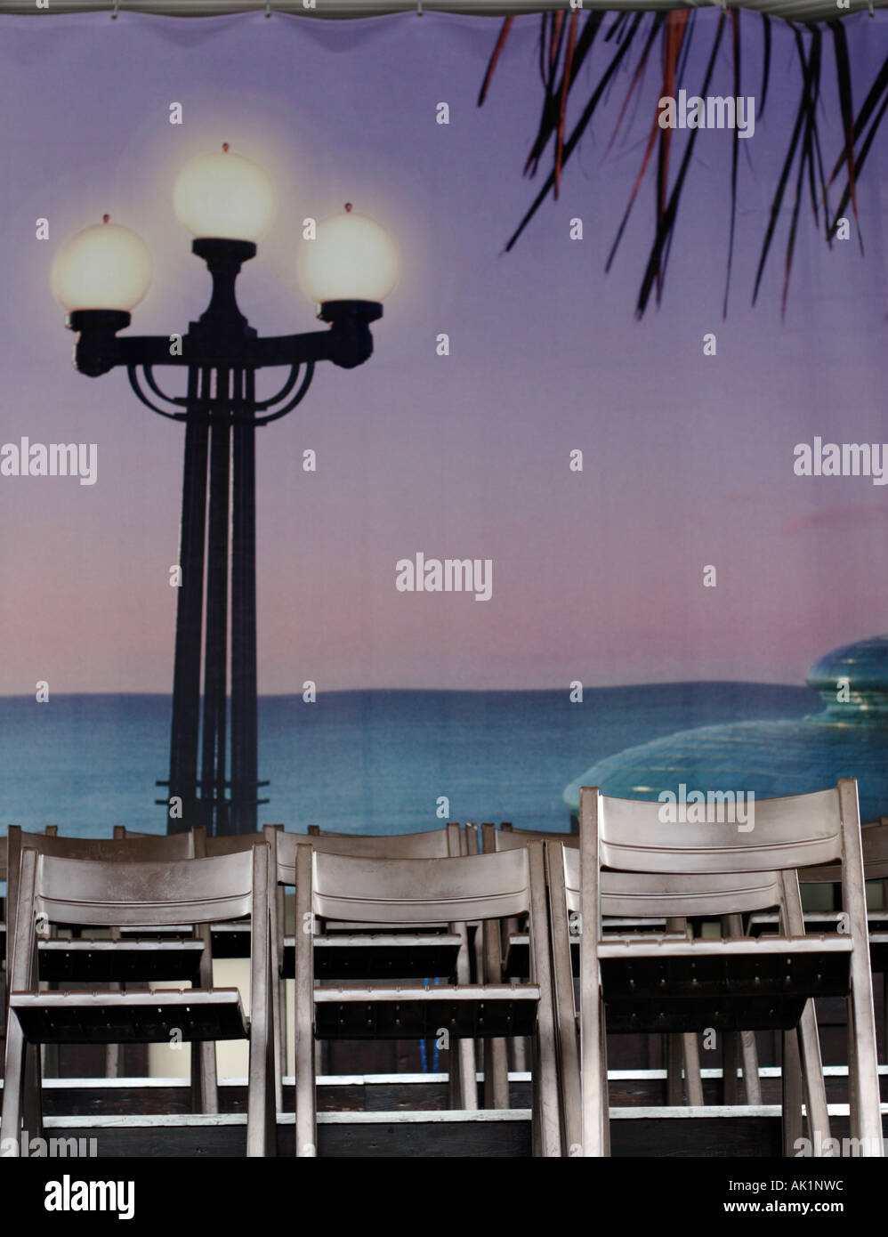 Art Deco bandstand stage Eastbourne seafront Stock Photo - Alamy