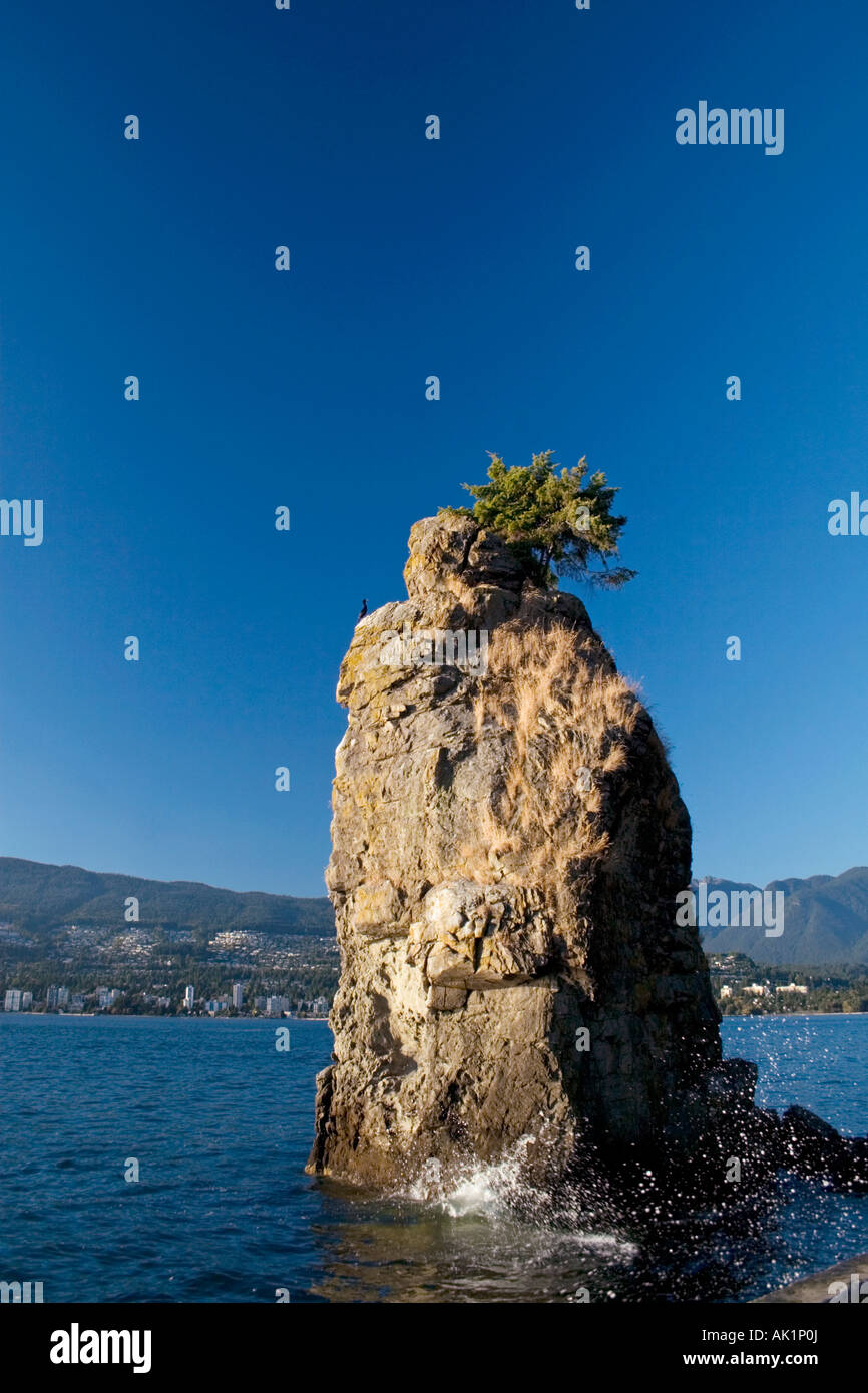 Siwash Rock Stanley Park Vancouver BC, Canada Stock Photo - Alamy