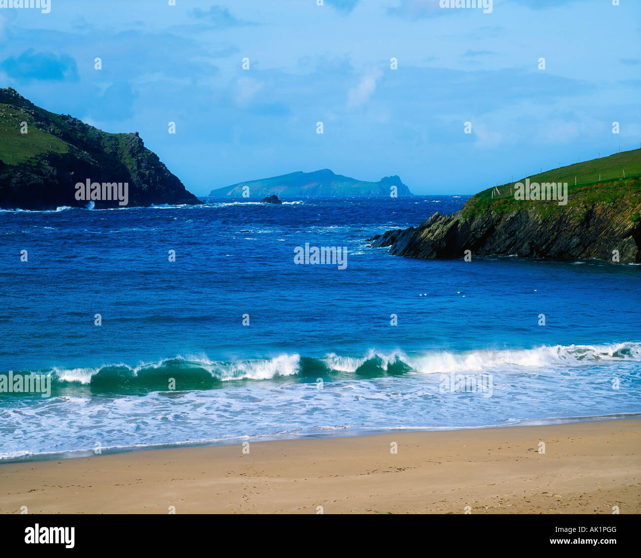 Inishtooskert, Blasket Islands, Dingle Peninsula, County Kerry, Ireland ...
