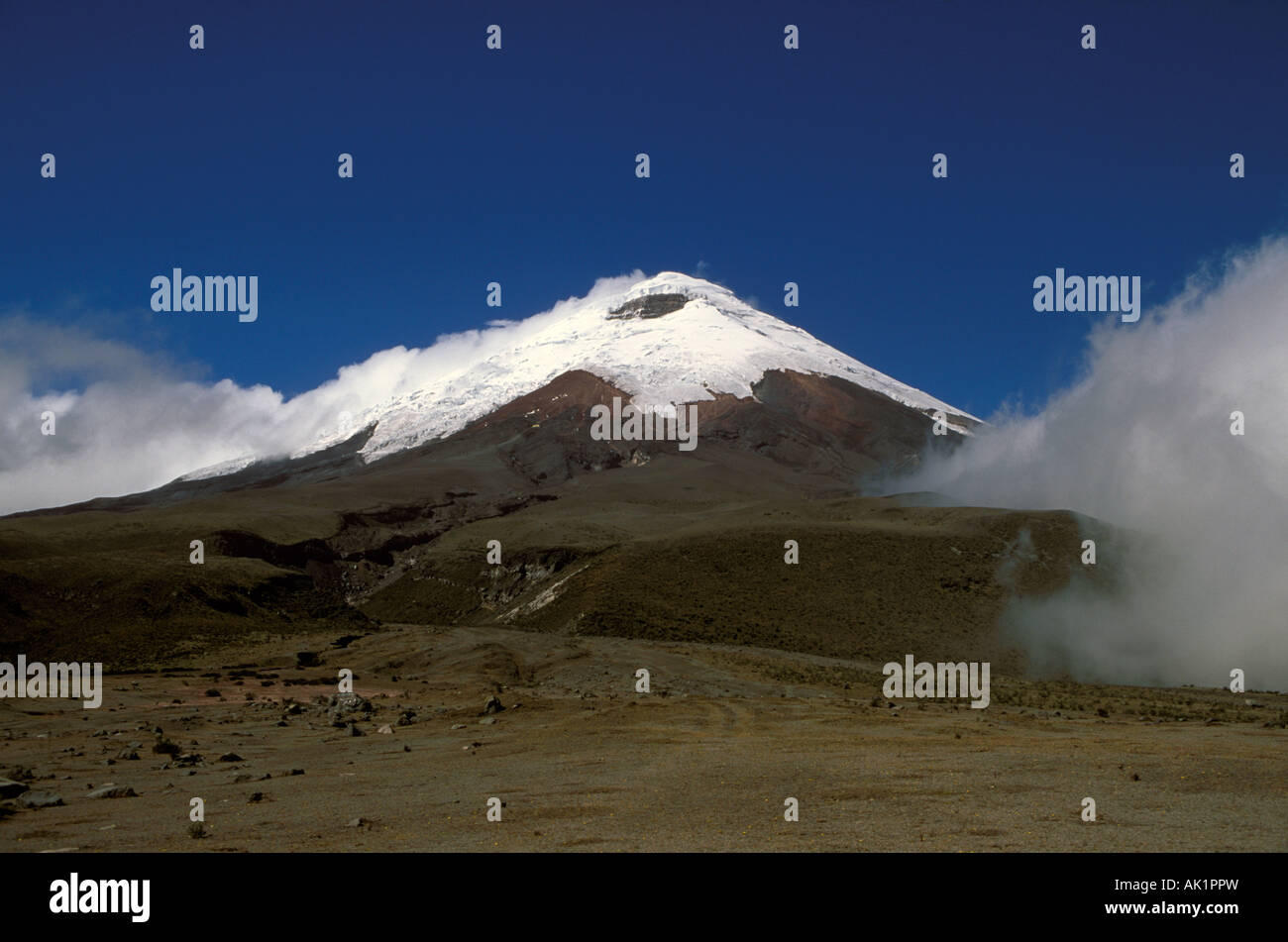 Cotopaxi Volcano - Cotopaxi National Park, Ecuador, South America Stock ...