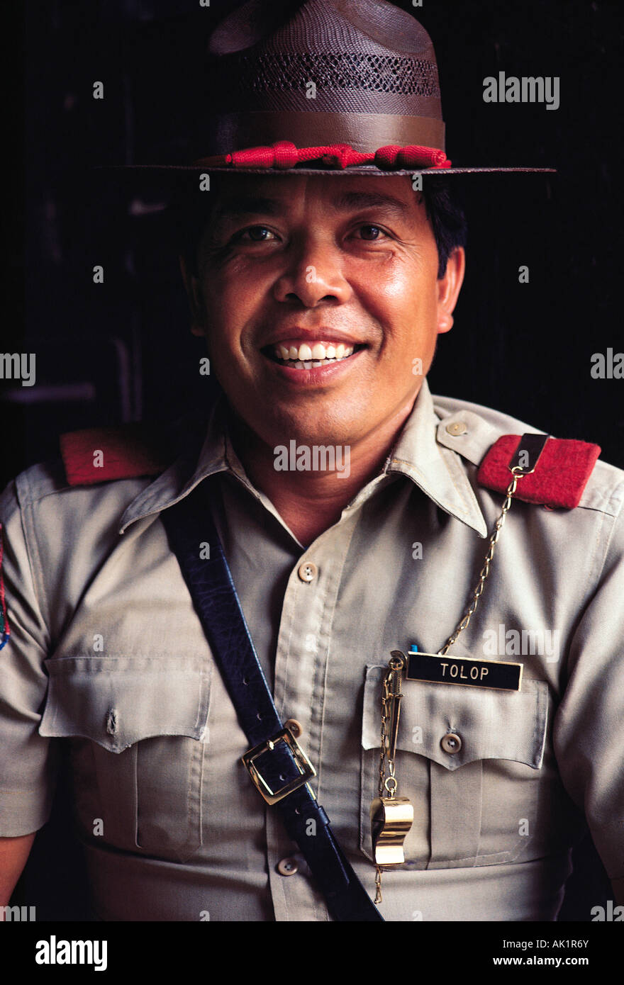 Philippines, Cebu. Portrait of Policeman Stock Photo - Alamy