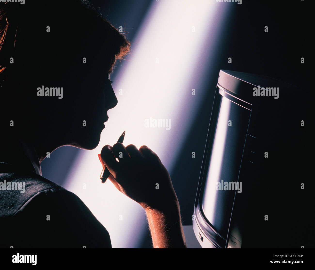 Woman business computer screen hi-res stock photography and images - Alamy