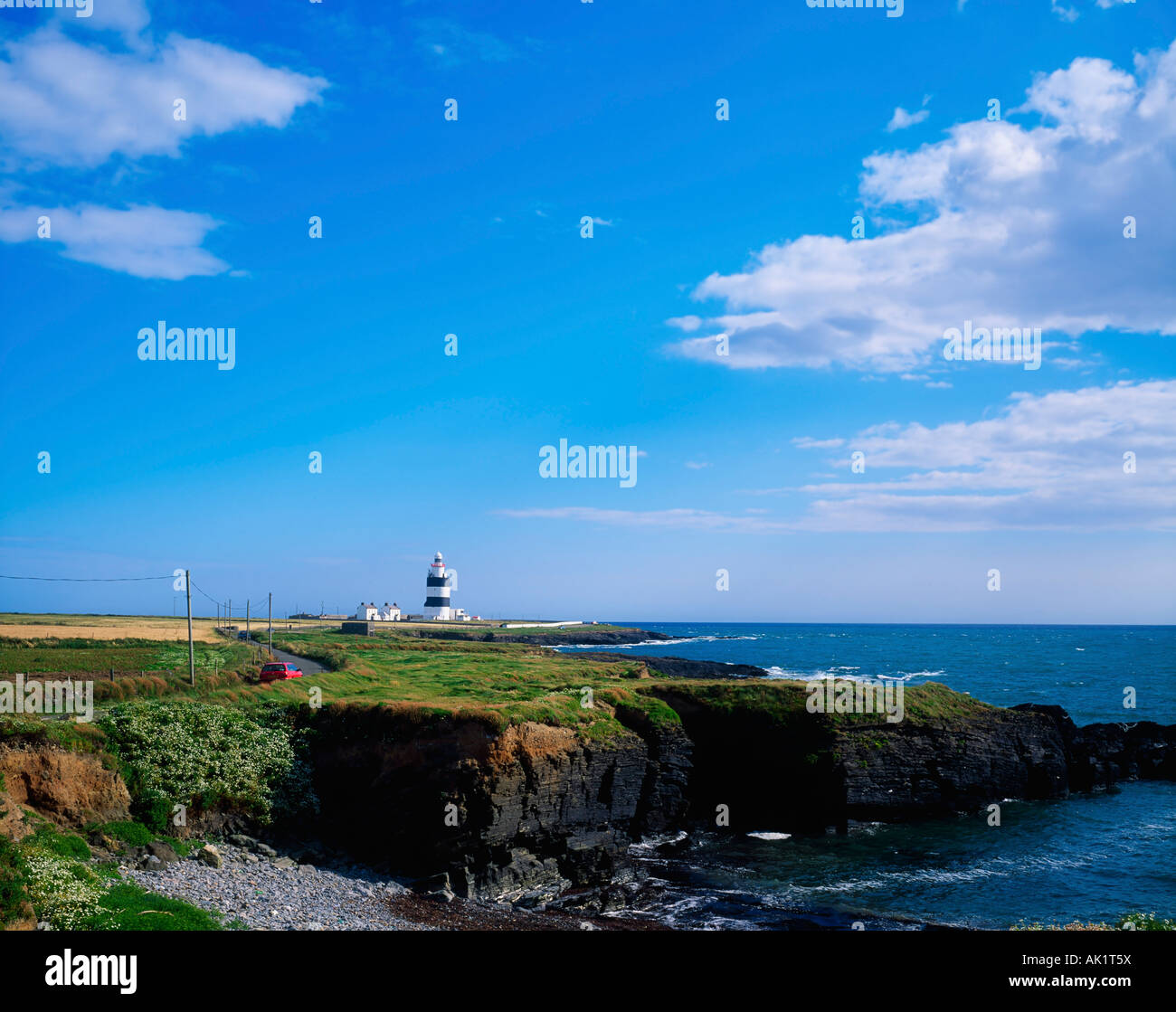 Hook Lighthouse, Hook Peninsula, County Wexford, Ireland Stock Photo ...