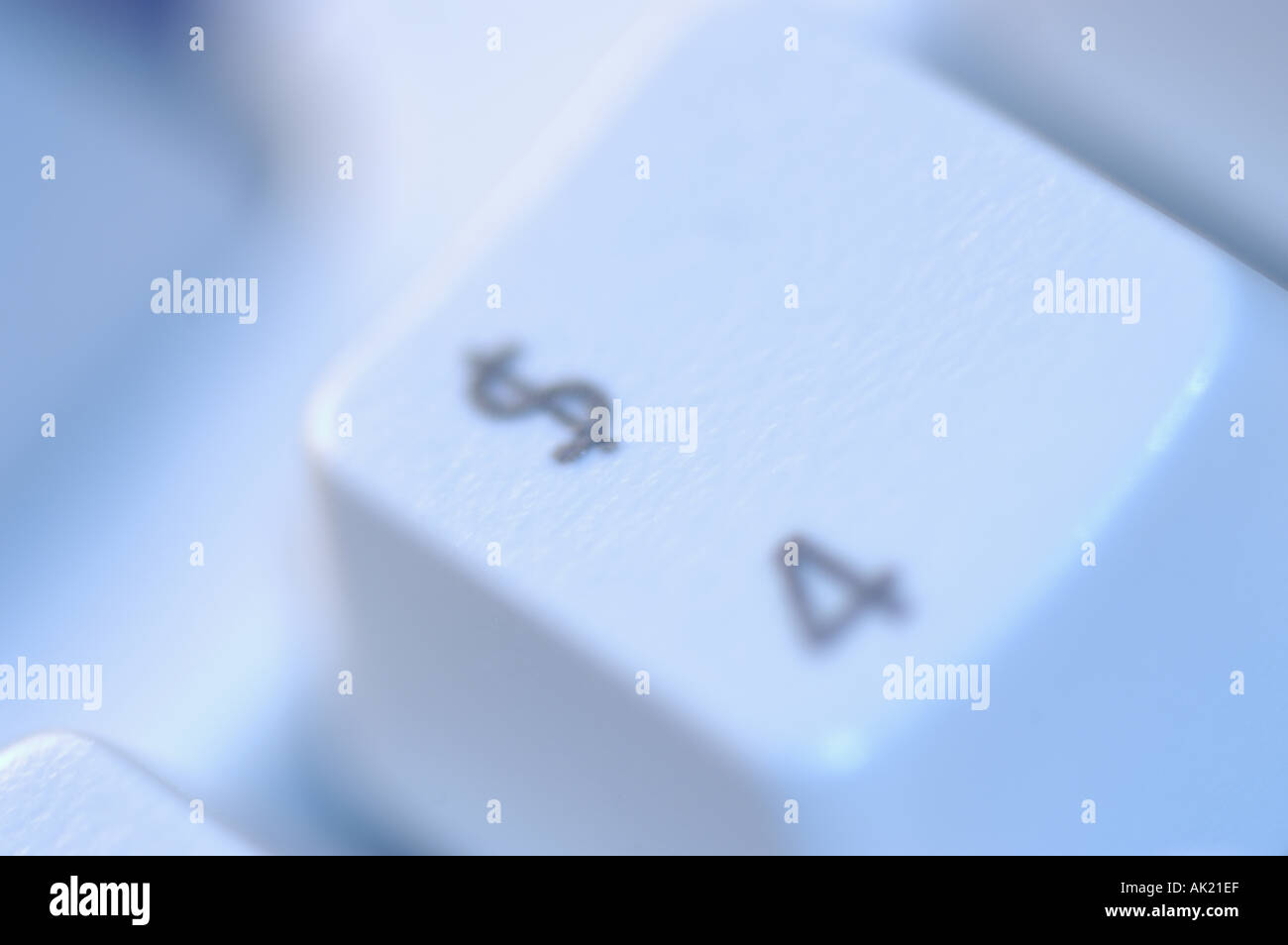 Dollar sign on POS button keyboard closeup horizontal Stock Photo - Alamy