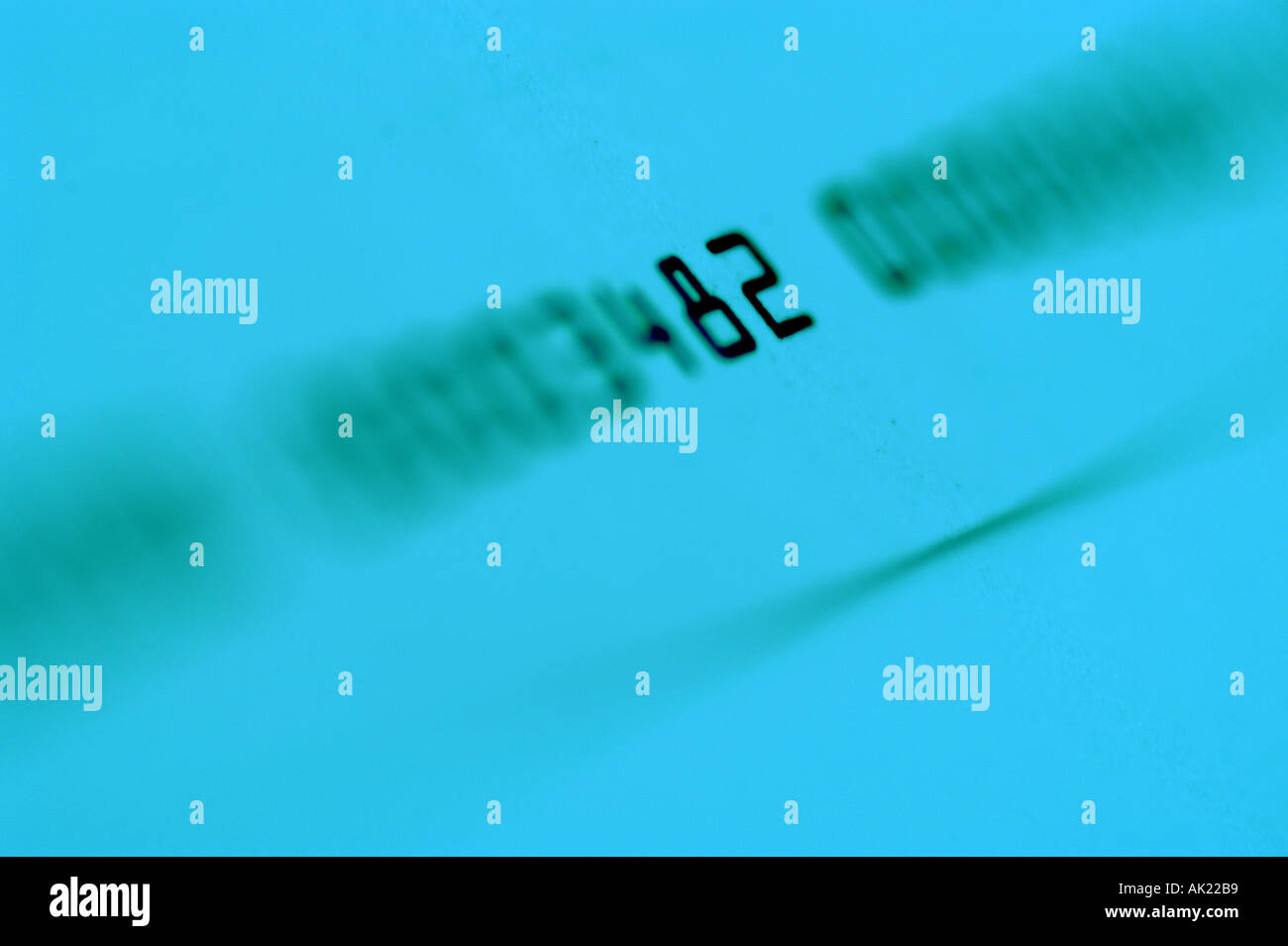 Check cheque number series blue horizontal Stock Photo - Alamy