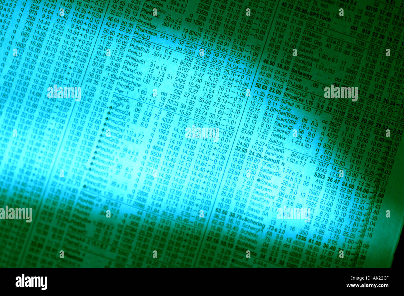 Light on columns of figures numbers blue horizontal Stock Photo - Alamy