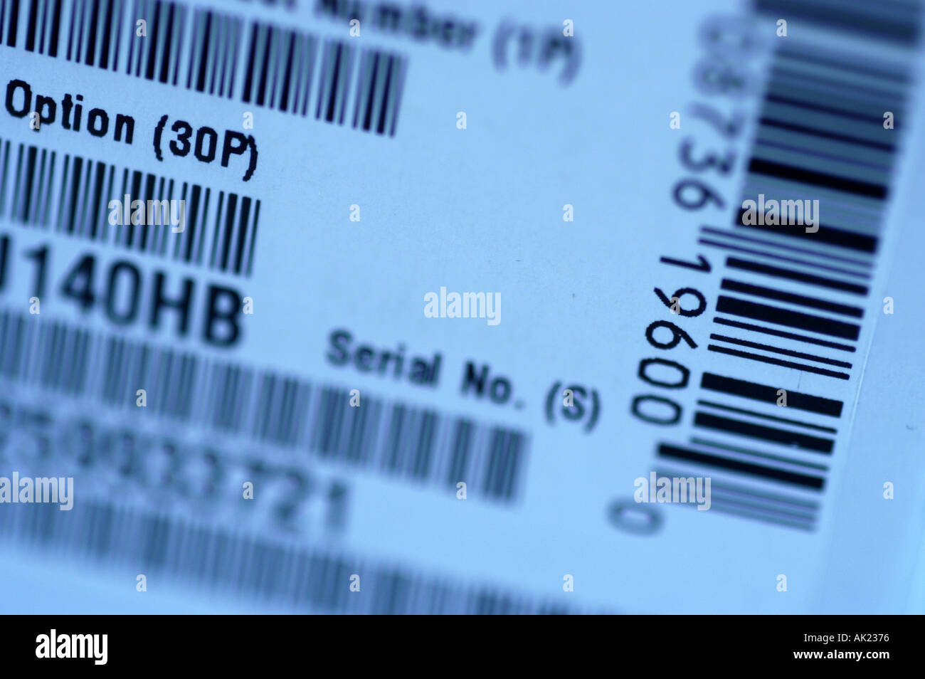 Barcodes on product sticker hi-res stock photography and images - Alamy