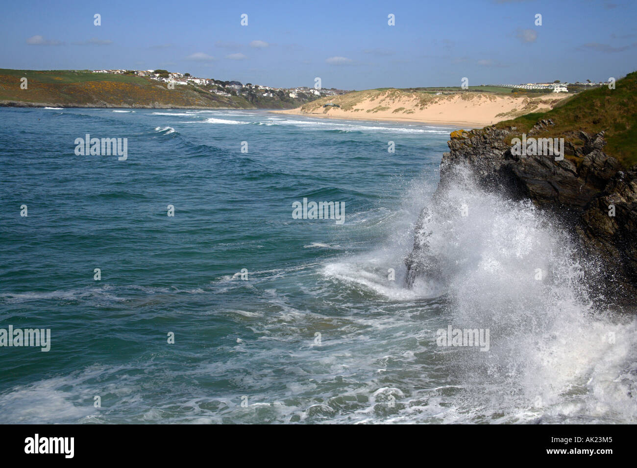 Crantock cornwall hi-res stock photography and images - Alamy