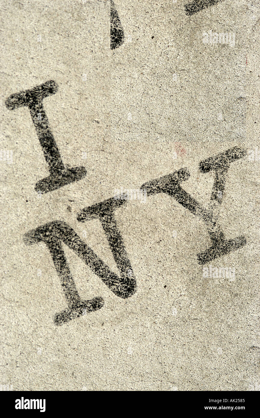 A sign in New York City Stock Photo - Alamy