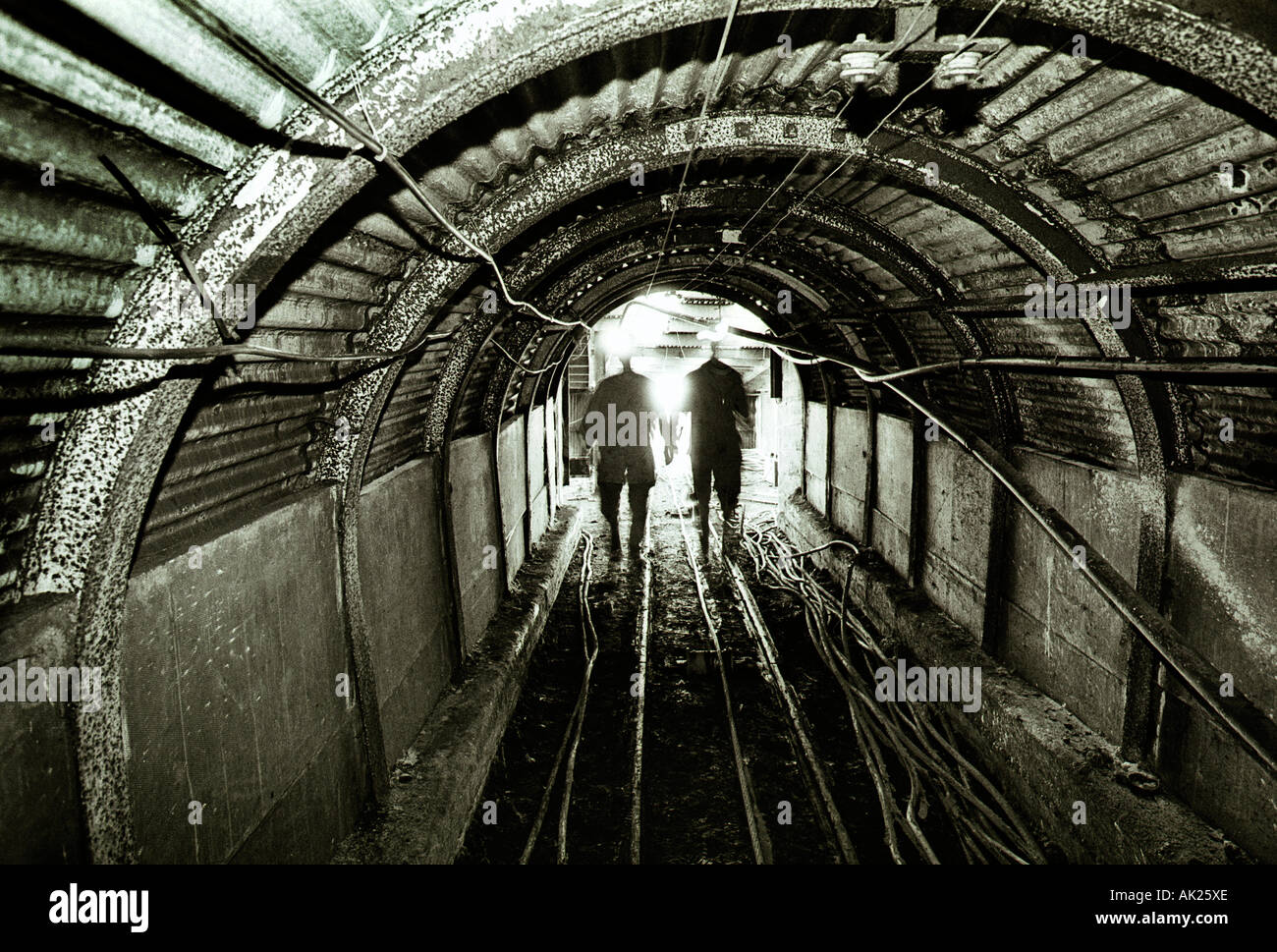 Miners at the Amber Valley coal mine in Derbyshire in the early 1990 s ...