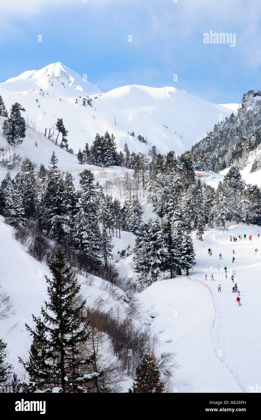 Ski Resort - Les Arc, France Stock Photo - Alamy