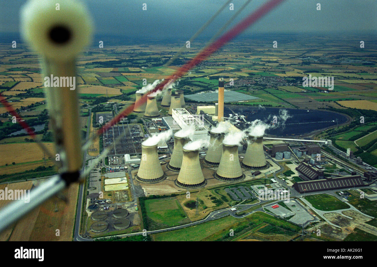 Drax power station Selby Yorkshire Drax is a controversial coal fired ...