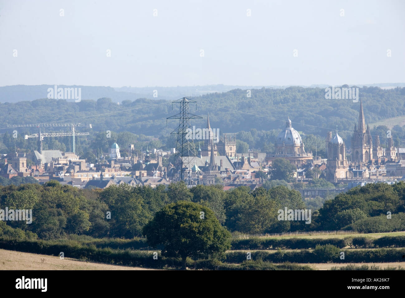 View of the City of Oxford from Hinksey hill Oxford Stock Photo - Alamy