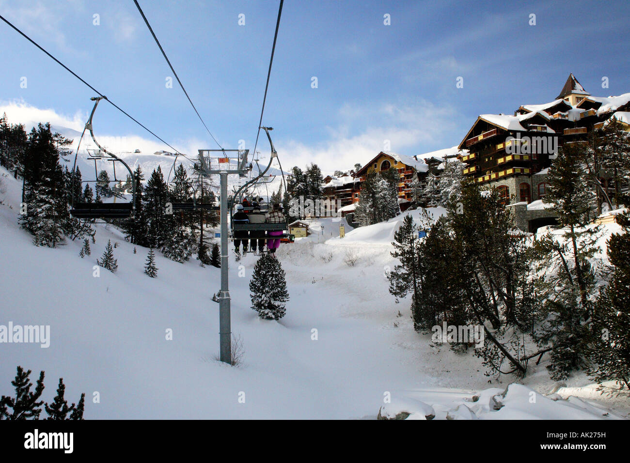 Les Arc Ski Resort 1950m - Les Arc, France Stock Photo - Alamy