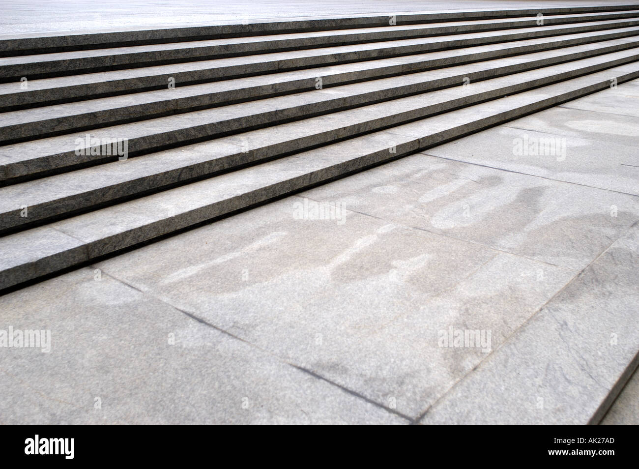 Steps pavement horizontal Stock Photo - Alamy