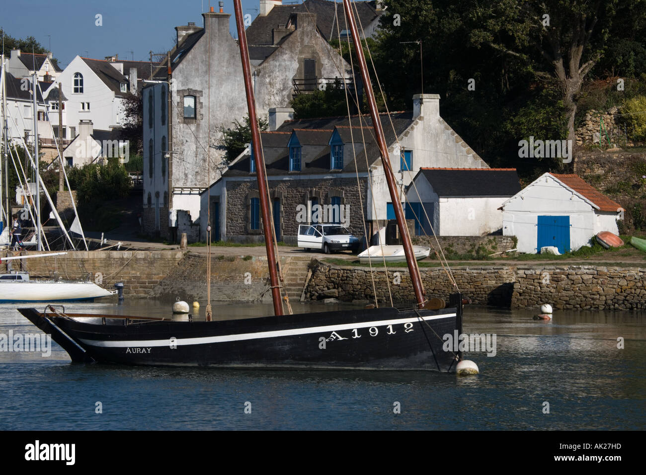 Le Bono Morbihan Brittany France Stock Photo - Alamy