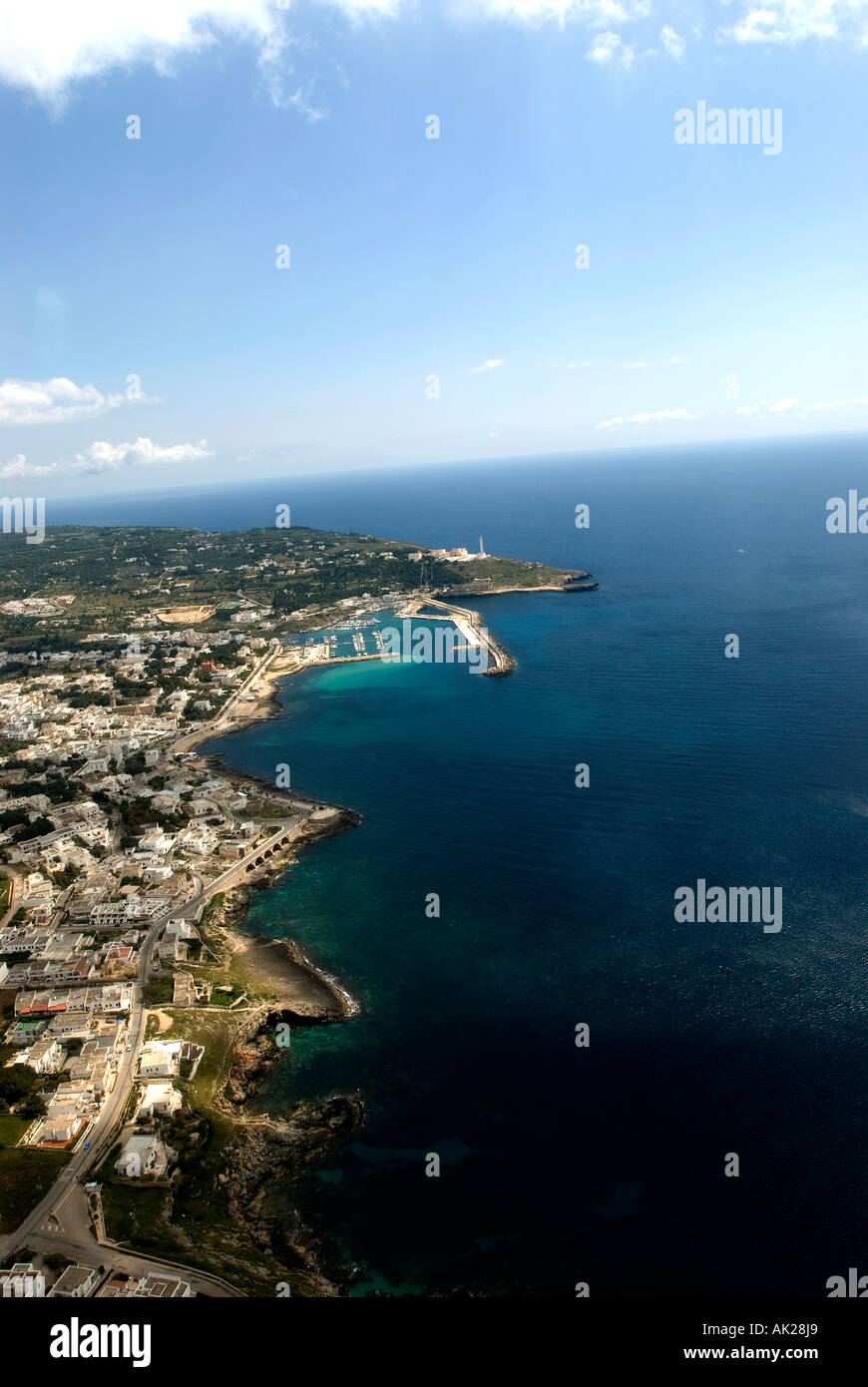 Santa Maria di Leuca Salento Panoramic view of the souther point of ...