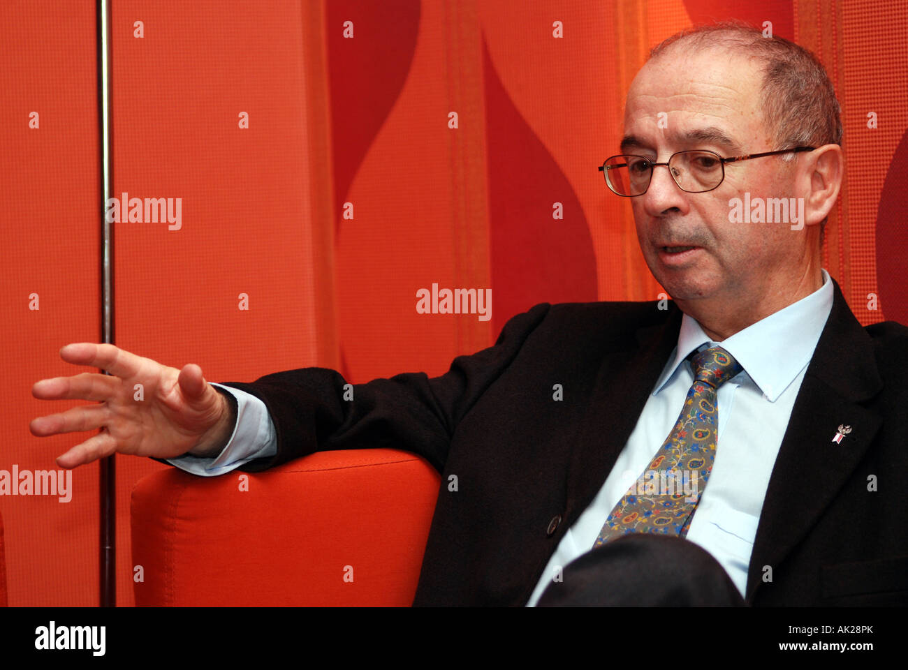French rightwing, catholic politician Bernard Antony Stock Photo - Alamy