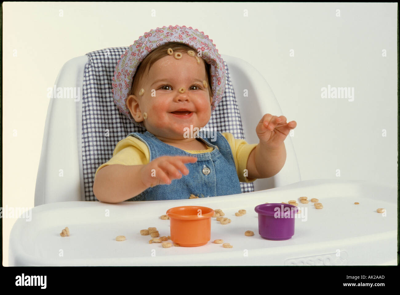Eating in high chair hi-res stock photography and images - Alamy