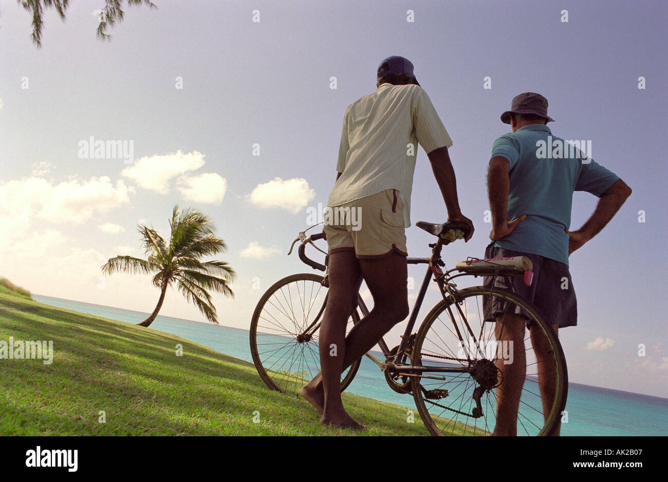 Black men talking caribbean hi-res stock photography and images - Alamy
