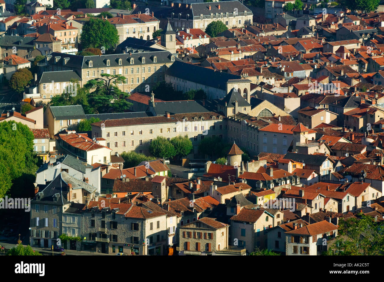 Villefranche de Rouergue - Aveyron - Midi-Pyrenees - France Stock Photo ...