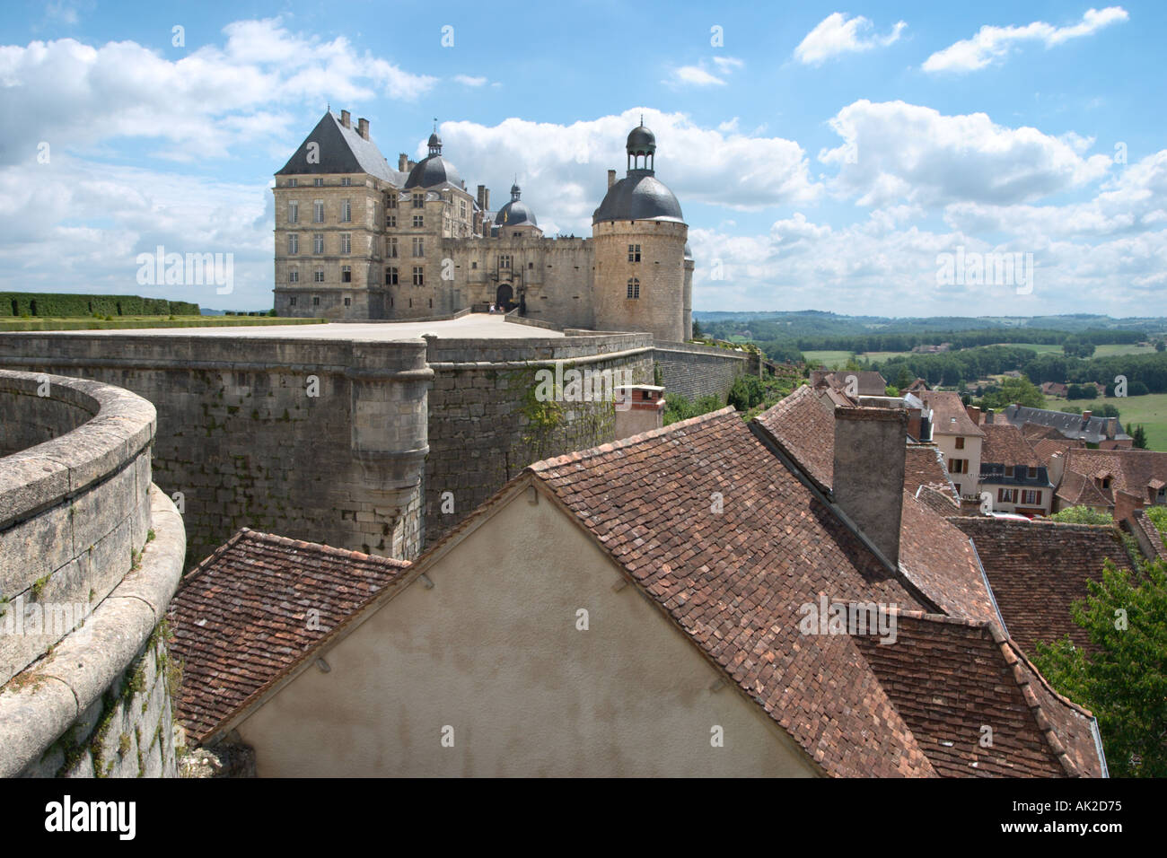 Chateau de Hautefort, Hautefort, Dordogne, France Stock Photo - Alamy