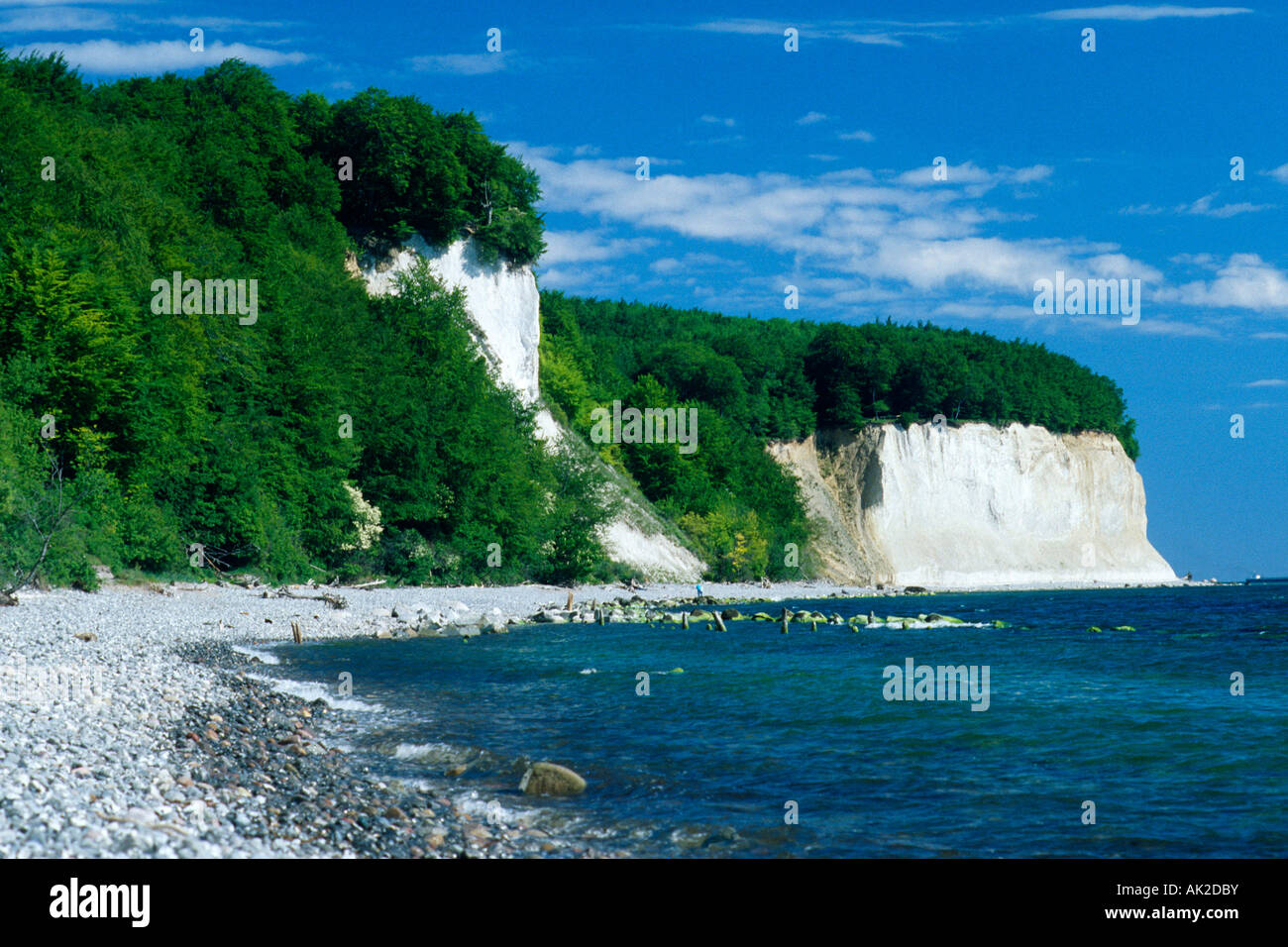 Chalk Cliff Coast, Rugen Stock Photo - Alamy